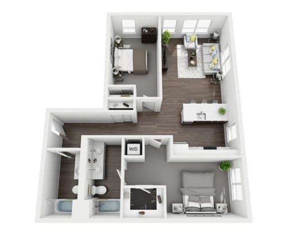 Floor Plans of Edition Apartments in Bothell, WA
