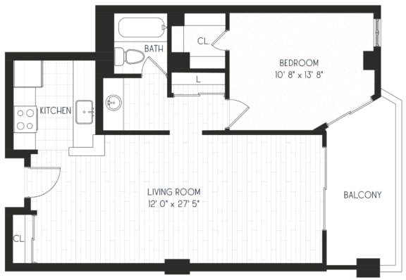 Floor Plans of Elm Row in Portland, OR