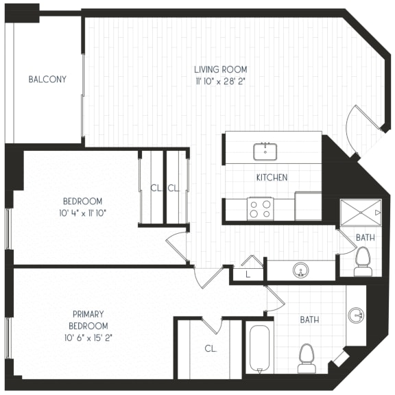 Floor Plans of Elm Row in Portland, OR