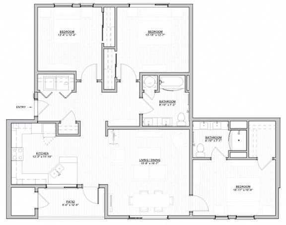 Floor Plans of Outpost 44 in Bend, OR