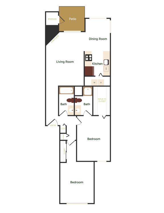 Floor Plans of Waterbrook in Kent, WA