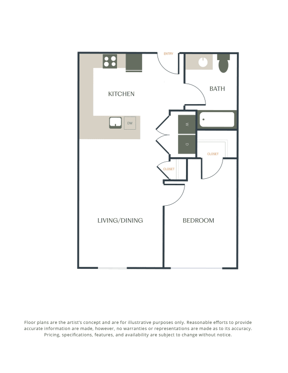 Floor Plans of Watershed Renton in Renton, WA