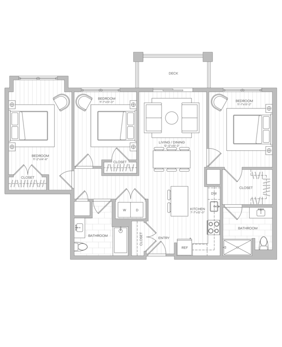 Apartments in Somerset, MA | 1, 2 & 3 Bedroom Floor Plans | Slade Farm ...