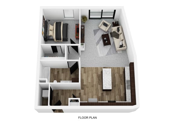 Floor Plans of Liberty Center Apartments in Liberty Township, OH