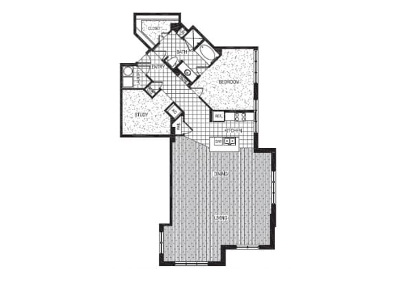 1 & 2 Bedroom Fells Point Apartments | The Crescent at Fells Point