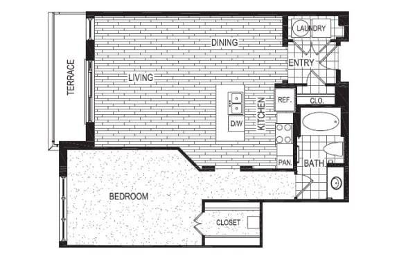 1 & 2 Bedroom Fells Point Apartments | The Crescent at Fells Point