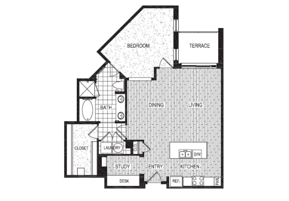 1 & 2 Bedroom Fells Point Apartments | The Crescent at Fells Point