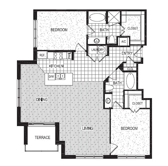 1 & 2 Bedroom Fells Point Apartments | The Crescent at Fells Point