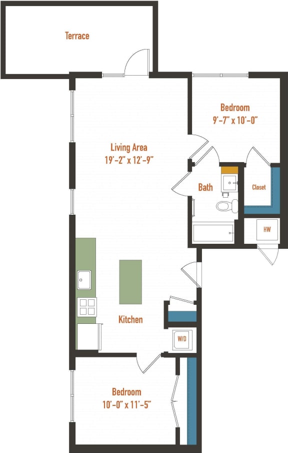 Floor Plans of Venture on I in Washington, DC