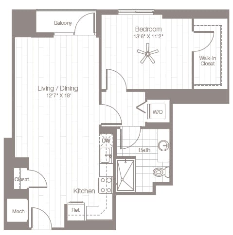 Floor Plans of Core in Silver Spring, MD