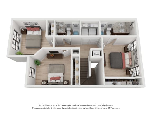 Floor Plans of Deland Commons in Deland, FL