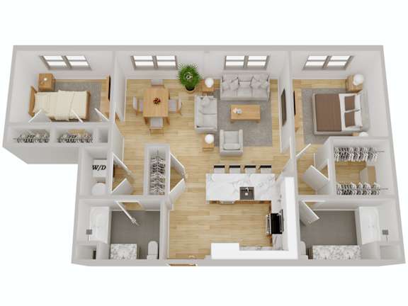 Floor Plans of Port & Main in Port Chester, NY