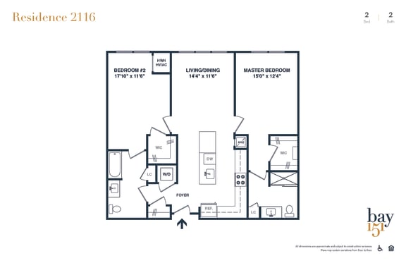Floor Plans of Bay 151 in Bayonne, NJ
