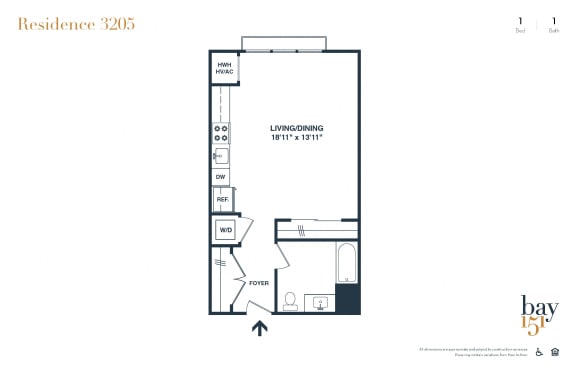 Floor Plans of Bay 151 in Bayonne, NJ