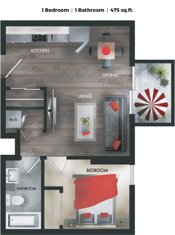 Floor Plans of The Hendrix in Edmonton, AB