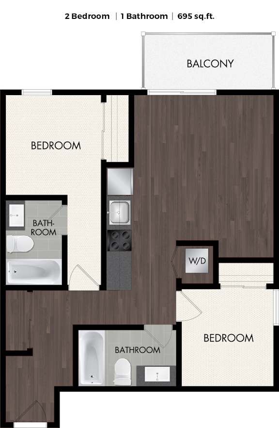 Floor Plans of The Hendrix in Edmonton, AB