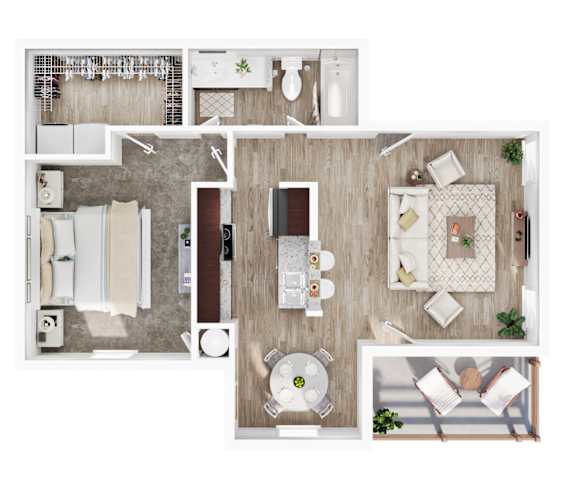 Floor Plans of Tall Timbers Apartments in Houston, TX