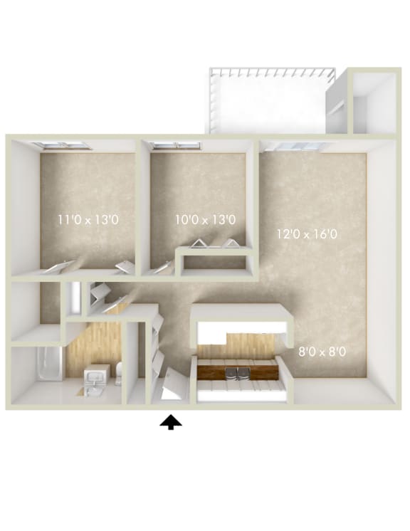 Floor Plans of Haven Reston in Reston, VA