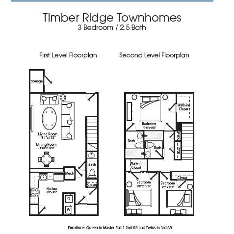 Floor Plans of Timber Ridge in Fredericksburg, VA