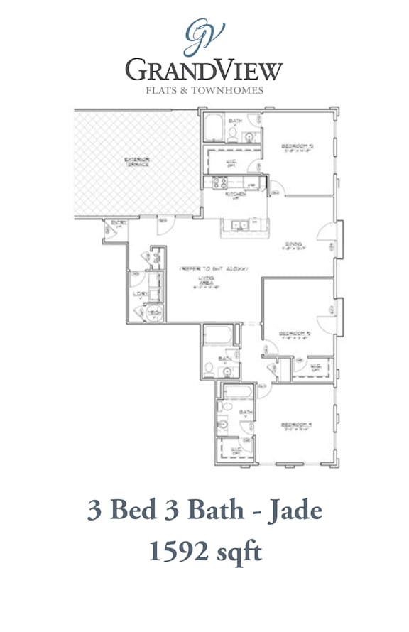 Studio, 1, 2 & 3 Bedroom Apartments in Granger, IN | GrandView Flats ...