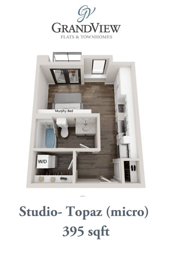 Studio, 1, 2 & 3 Bedroom Apartments in Granger, IN | GrandView Flats & Townhomes