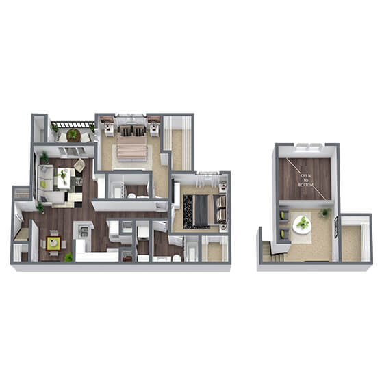 Floor Plans | Commons at Haynes Farm