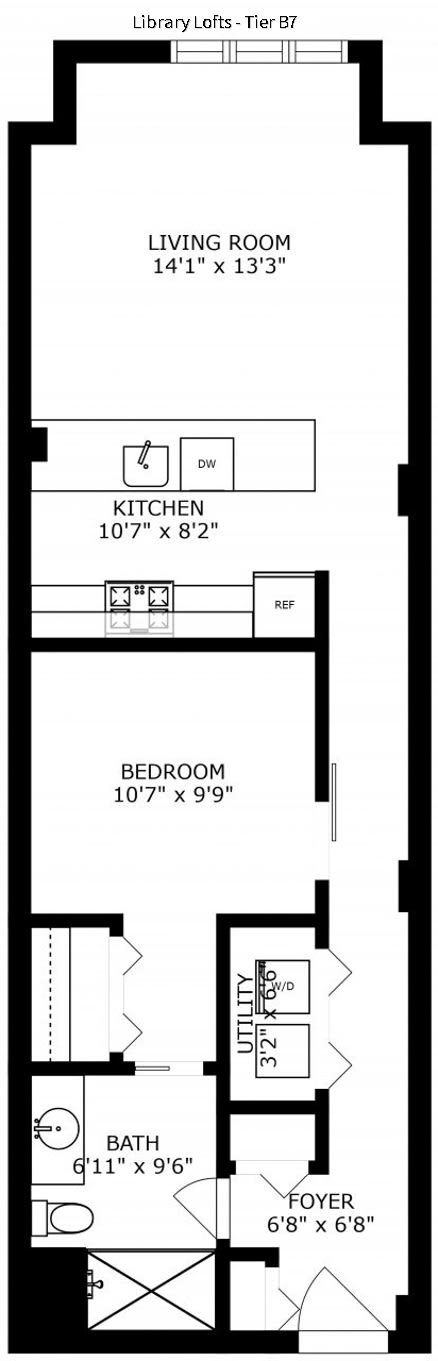 Floor Plans of 619 S. LaSalle St. in Chicago, IL