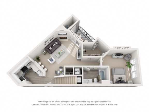 Floor Plans of Ashford Meadows in Herndon, VA