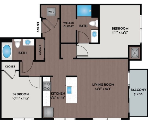 Floor Plans of Junction Flats in Minneapolis, MN