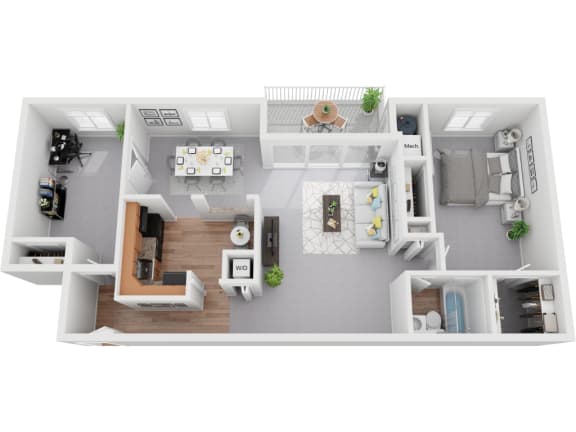 Studio, 1, 2 & 3 Bed Apartments in Timonium | Padonia Village