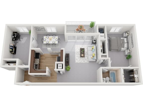 Studio, 1, 2 & 3 Bed Apartments in Timonium | Padonia Village