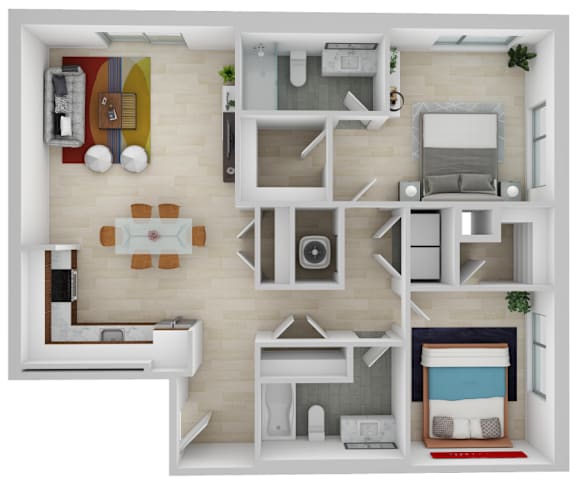 Floor Plans of Allium Place in Silver Spring, MD