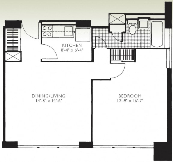 Twin Towers | One Bedroom | Available Units