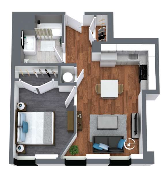 Floor Plans of The Commonwealth in Trenton, NJ