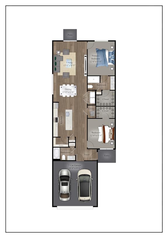 1 & 2 Bedroom Apartments in Mason, OH | Pimlico Pointe