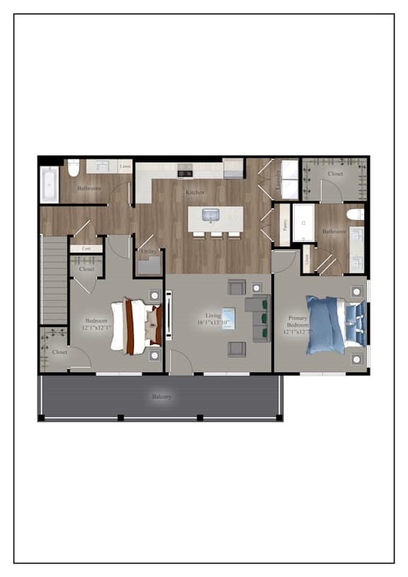 1 & 2 Bedroom Apartments in Mason, OH | Pimlico Pointe