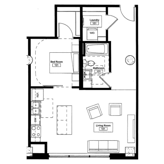 Studio, 1 & 2-Bedroom Apartments in St. Paul, MN | The Cosmopolitan