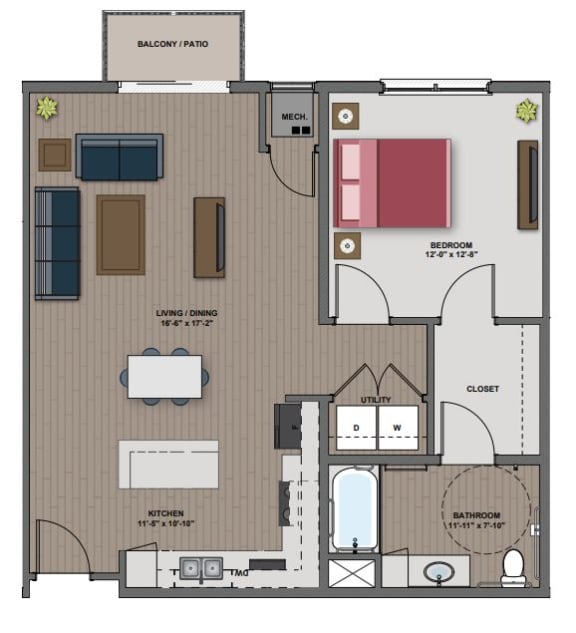1, 2 & 3 Bedroom Apartments in Maple Grove, MN | The Edison at Maple Grove
