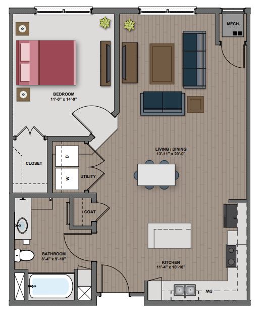1, 2 & 3 Bedroom Apartments in Maple Grove, MN | The Edison at Maple Grove