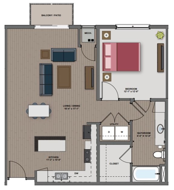 1, 2 & 3 Bedroom Apartments in Maple Grove, MN | The Edison at Maple Grove