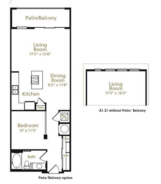 Studio, 1 & 2-Bedroom Apartments in Design District Dallas