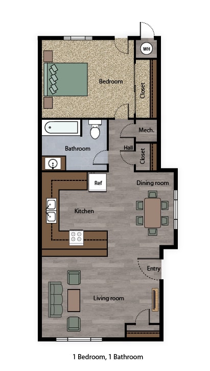 Floor Plans of Moore Village Mutual Housing Community in Davis, CA