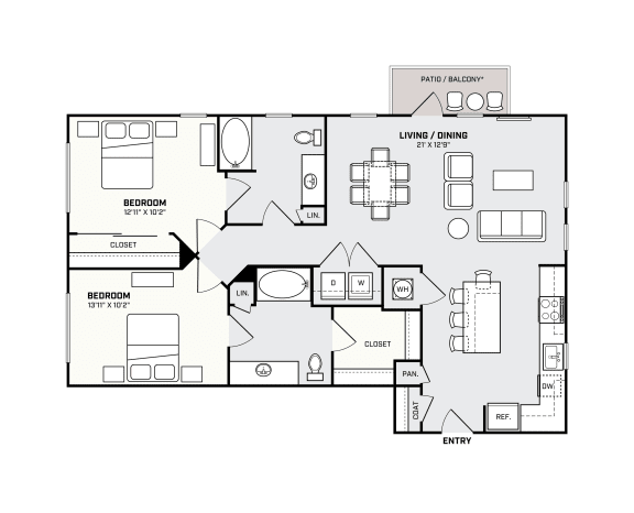 Floor Plans of Montage Southside in Fort Worth, TX