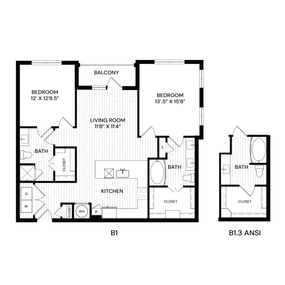 Floor Plans of Aura Southgate Apartments in Midlothian, TX