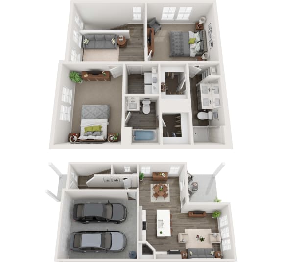 Floor Plans of Caso Leander in Leander, TX