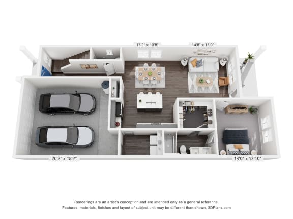 Floor Plans of Caso Leander in Leander, TX
