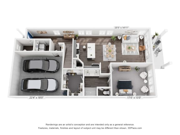 Floor Plans of Caso Leander in Leander, TX