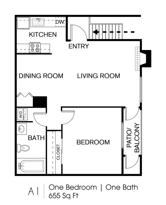 Floor Plans of The Celine in Fort Worth, TX