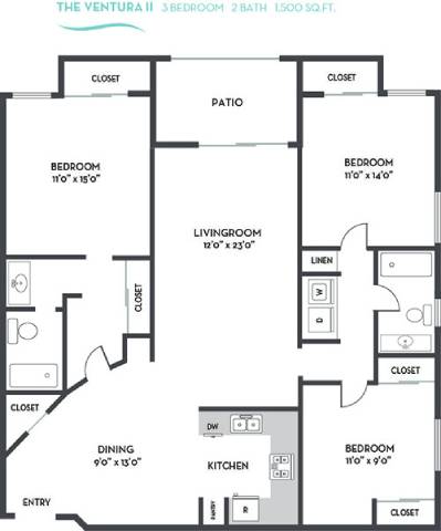 1, 2 & 3 Bedroom Apartments in San Diego | La Regencia