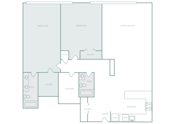 Floor Plans - Harbor Hill Apartments in Federal Hill Baltimore, MD